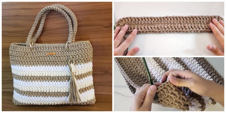 Crochet Bag With String Thread - Crochet Kingdom