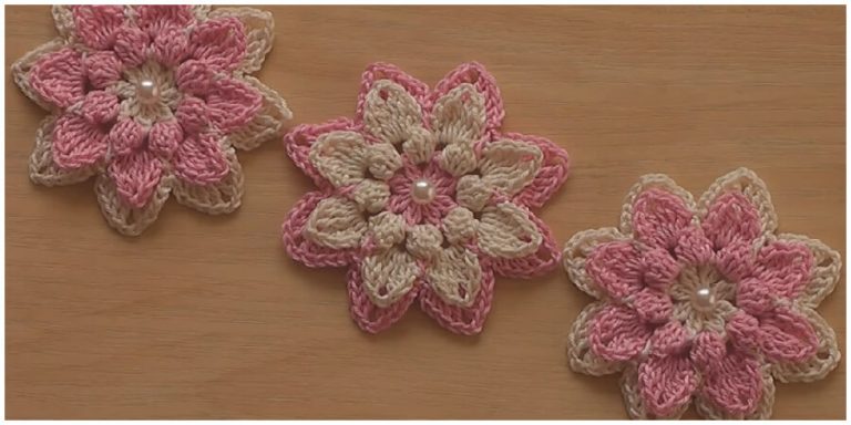 Very Easy Crochet Flower Tutorial - Crochet Kingdom